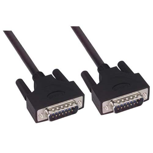 LSZH D-Sub线缆，DB15公头/DB15公头，10.0ft/3.0m - CSMUZ15MM-10