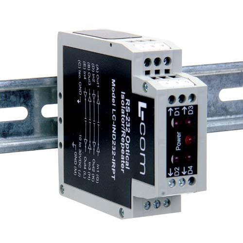 L-com端口隔离式 RS232中继器 - LC-IND232-IRPT