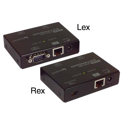 L-com UTP VGA延长器，TX和RX单元 - LCVX-VGA