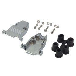 组装式D-Sub护罩套件，DB15/HD26，金属 - SDC15AG